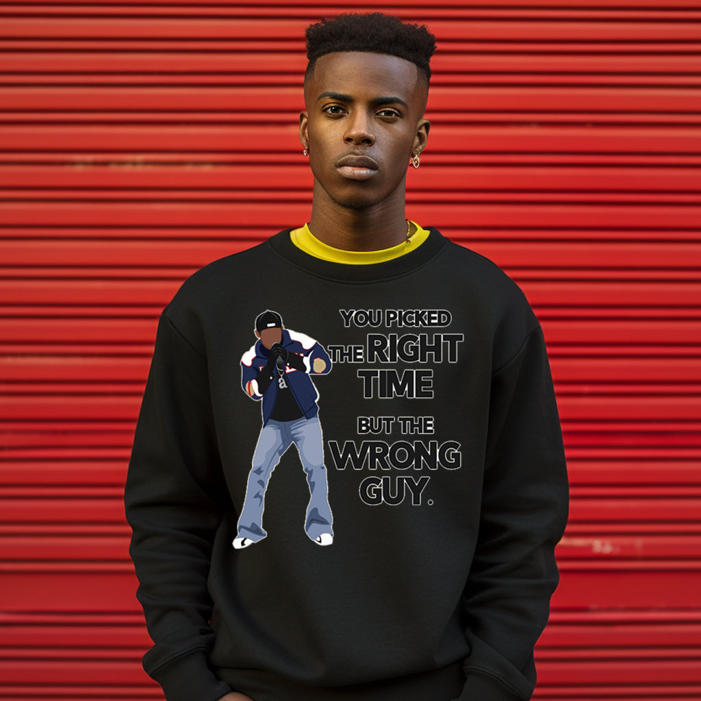 Right Time Wrong Guy DTF Transfer – dtftransfers247