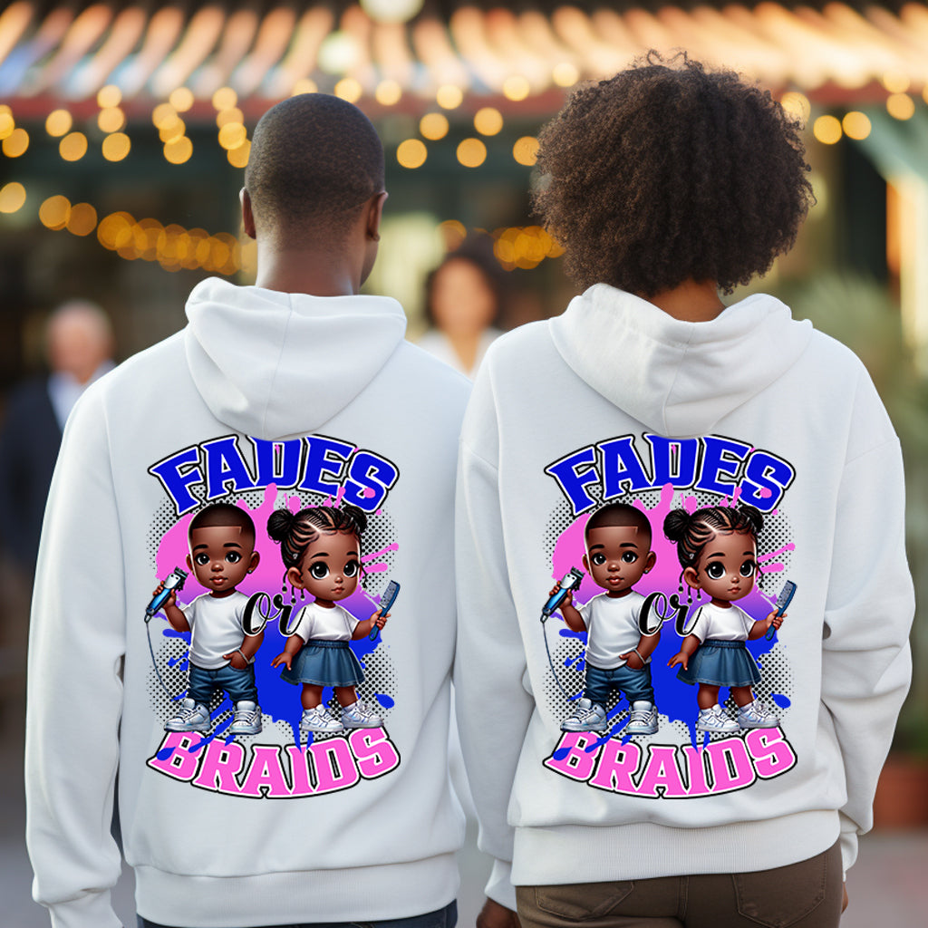 Fades or Braids Gender Reveal DTF Transfer – dtftransfers247