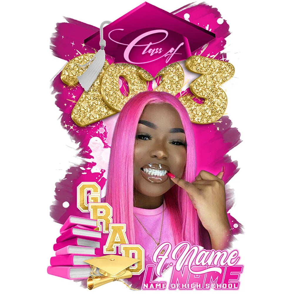 Custom Graduation Transfers Template #8 – dtftransfers247