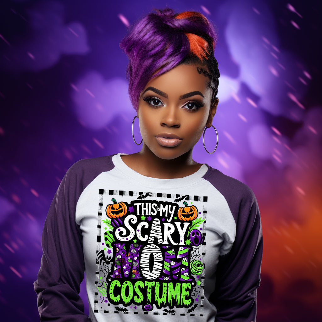 Scary Mom Costume DTF Transfers – dtftransfers247