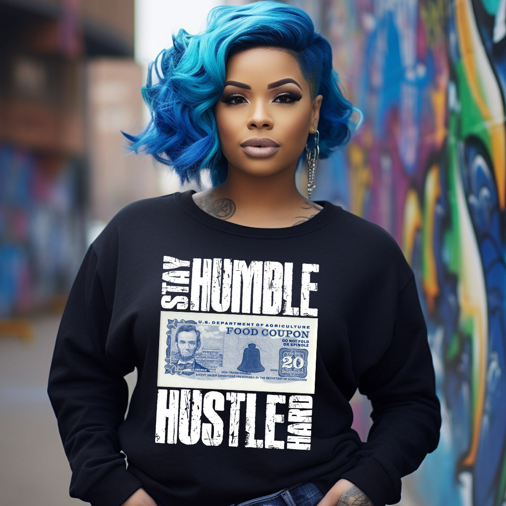 Stay Humble Hustle Hard DTF Transfer - white – dtftransfers247