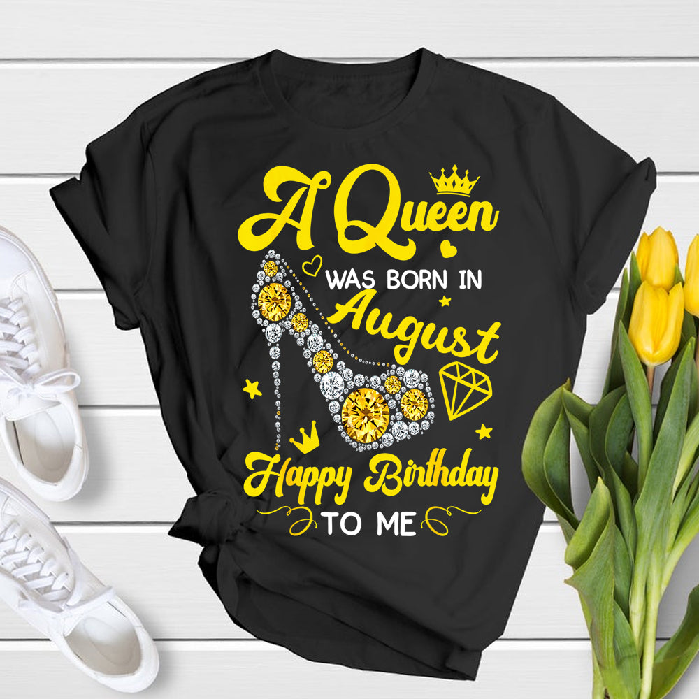 August Queen Yellow Shoes DTF Transfer – dtftransfers247
