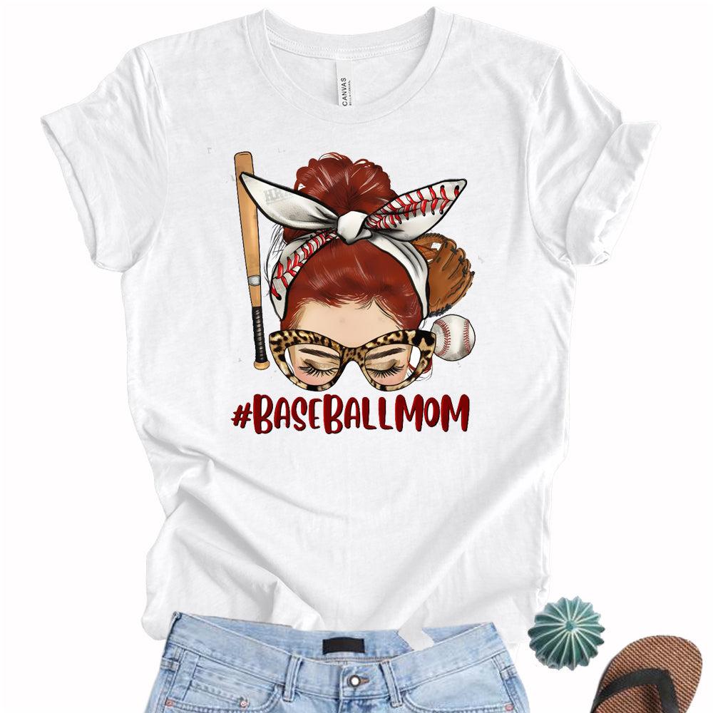 #BaseballMom Redhead DTF Transfer – dtftransfers247