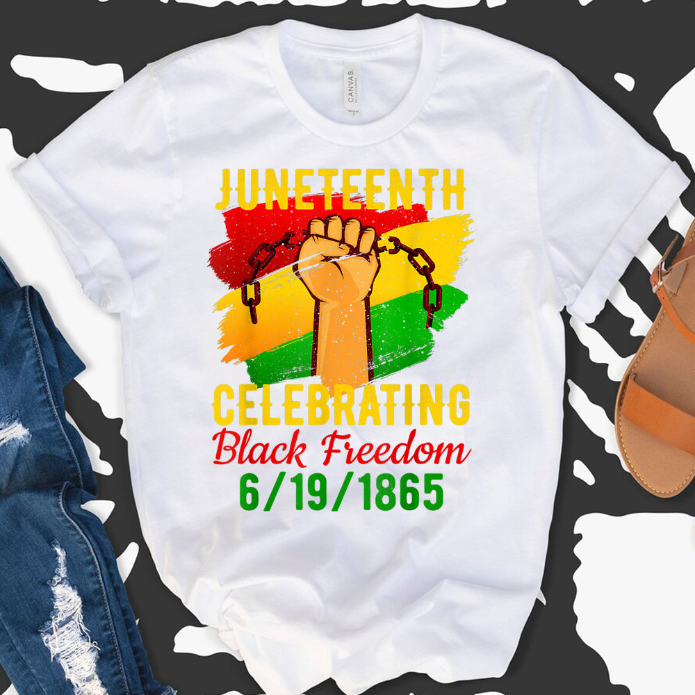 Fist Chain Celebrating Black Freedom DTF Transfer – dtftransfers247