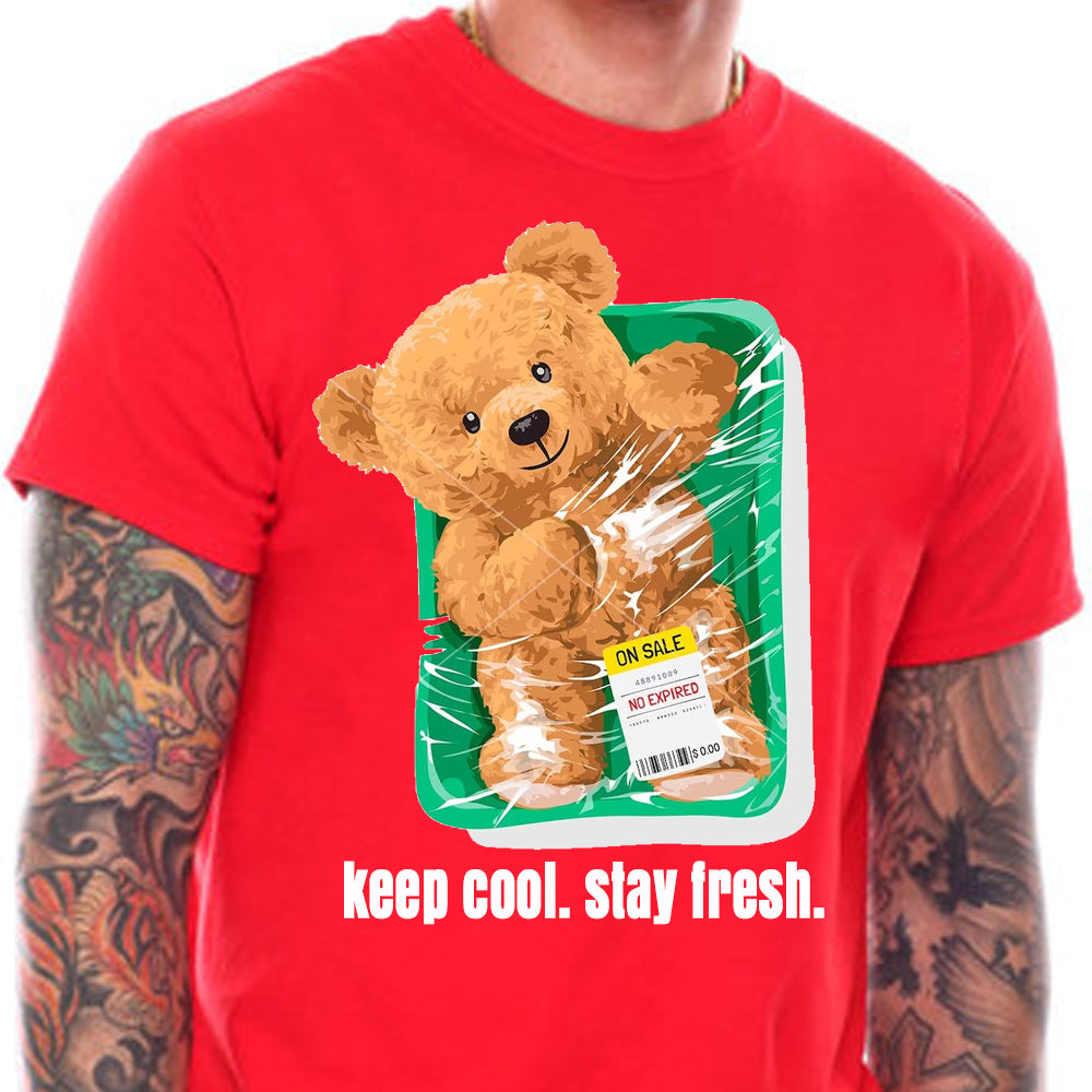 Keep Cool Stay Fresh Bear DTF Transfer – dtftransfers247