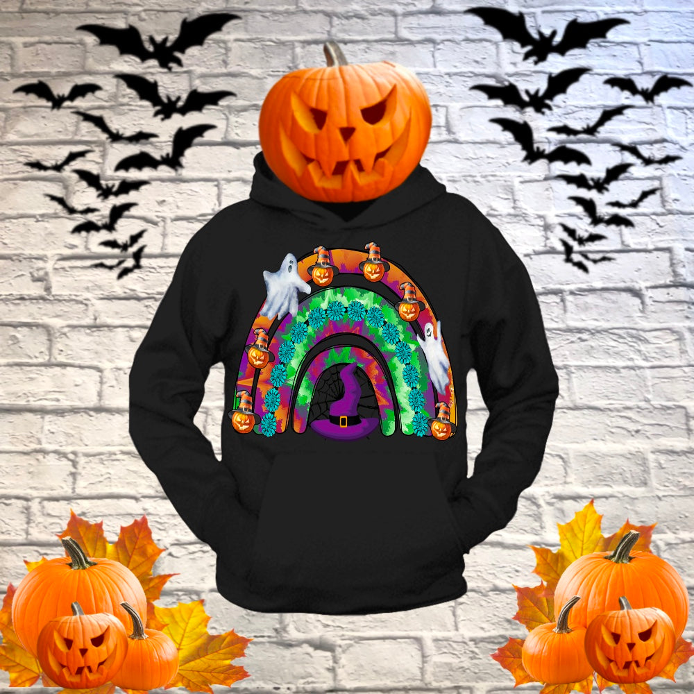 Scary Rainbow Halloween Truck DTF Transfers – dtftransfers247