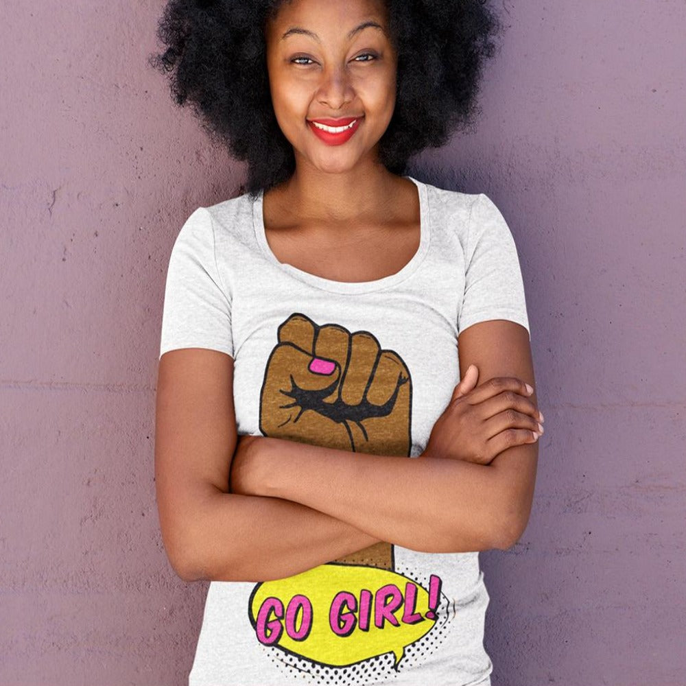 Go Girl Fist DTF Transfer – dtftransfers247